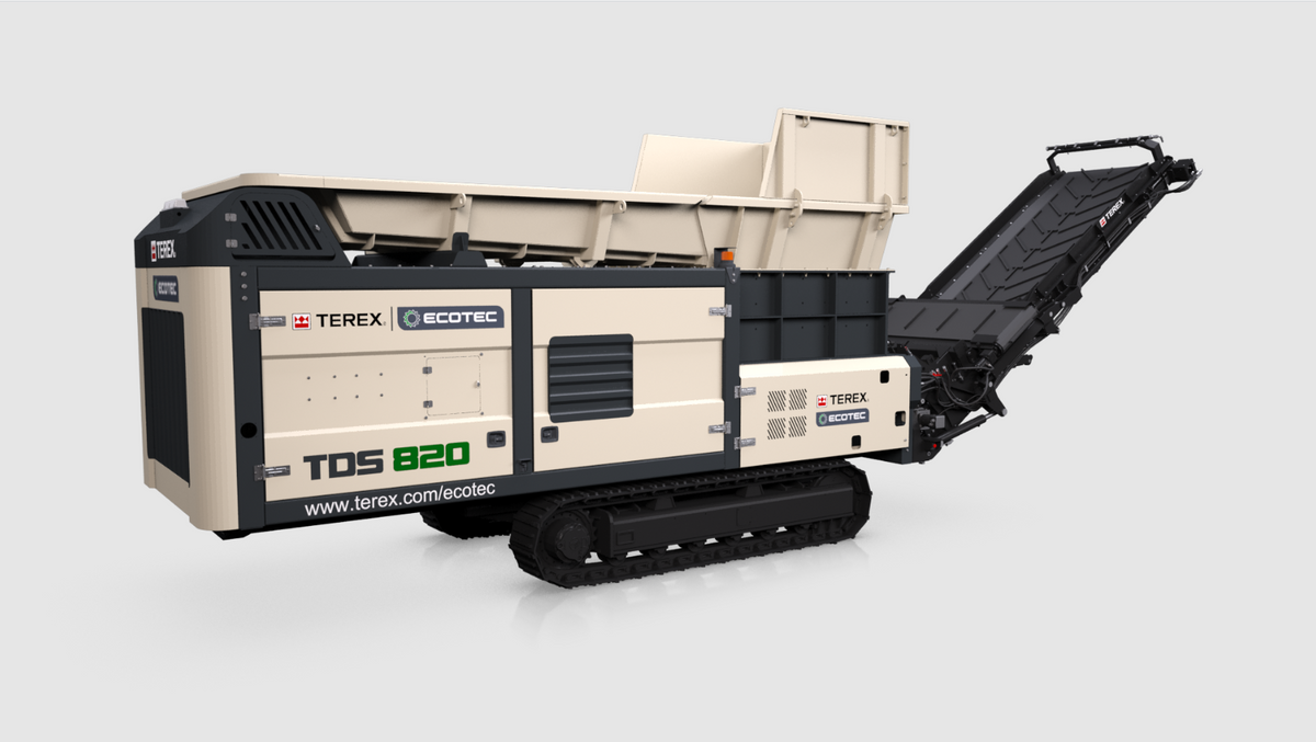 TDS 820 SLOW SPEED SHREDDER – Emerald Equipment Systems Inc