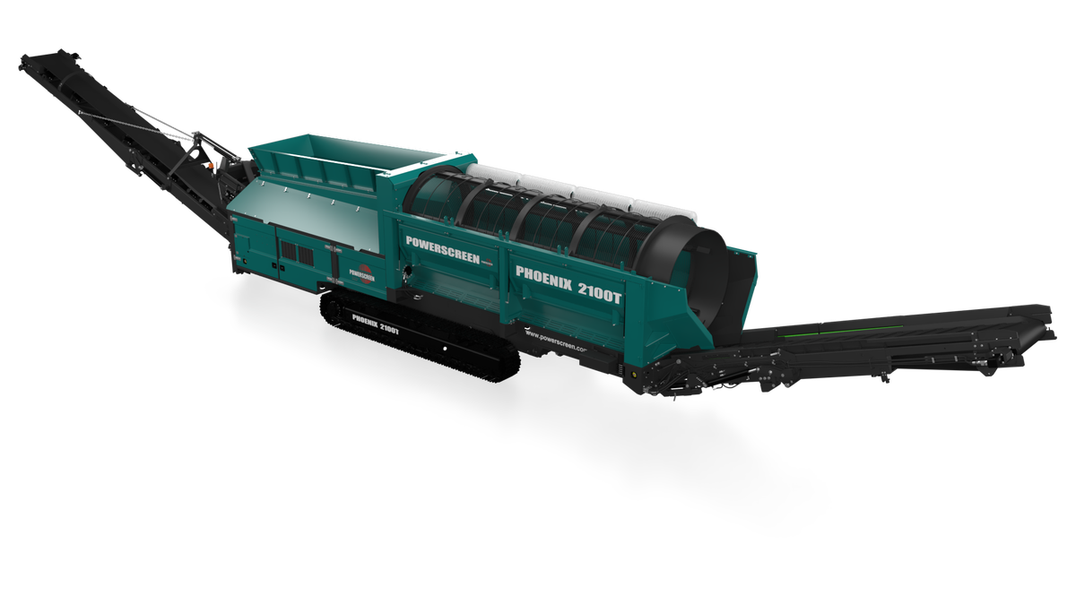 Phoenix 2100 Track Trommel – Emerald Equipment Systems Inc