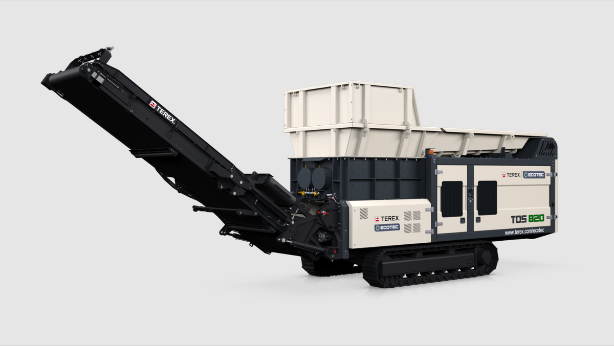 TDS 820 SLOW SPEED SHREDDER – Emerald Equipment Systems Inc